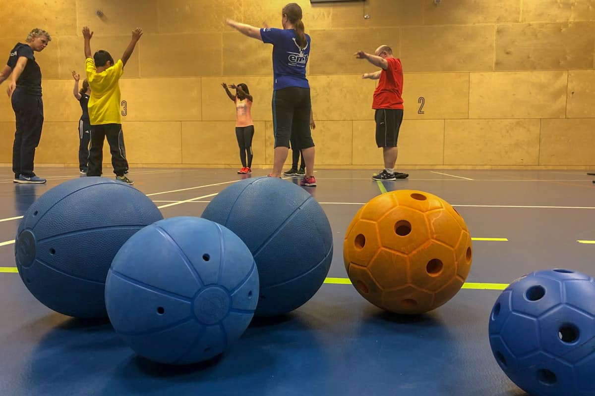 Goalball Session June 2018 - Stargardt's Connected